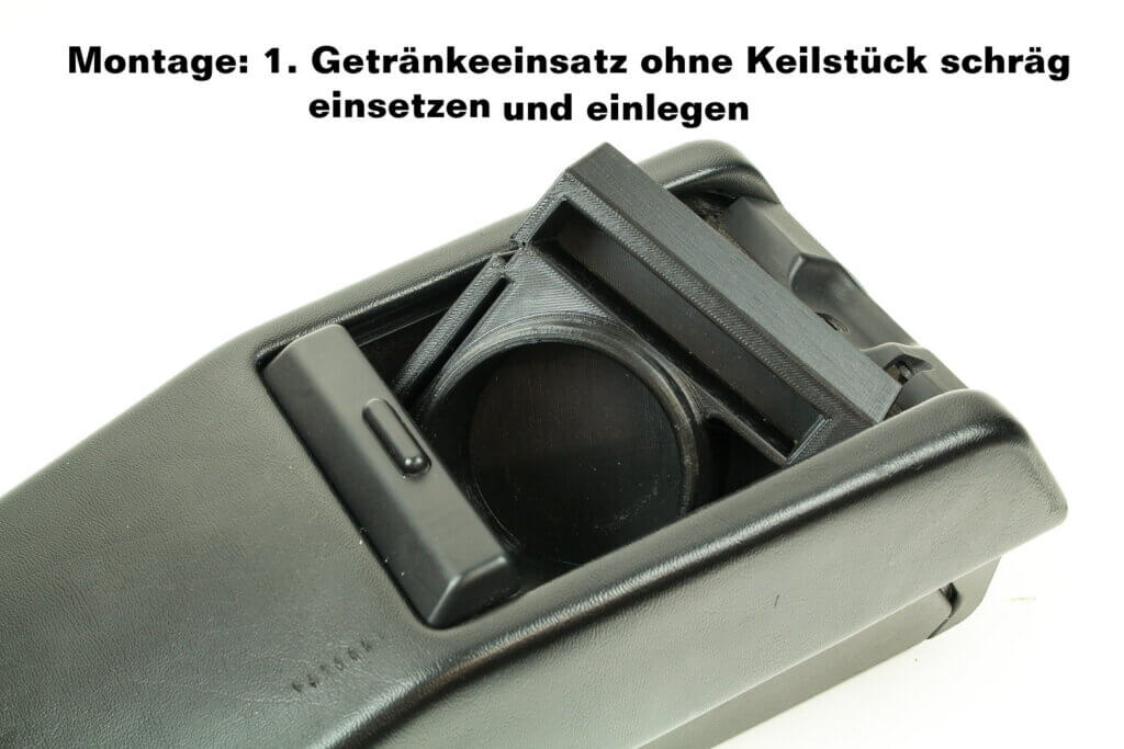Cupholder Mercedes W124 für Rollobox Mandau3D