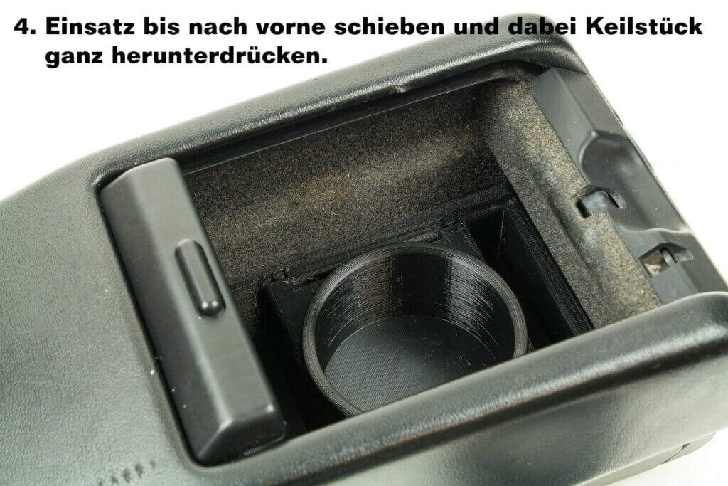 Cupholder Mercedes W124 für Rollobox Mandau3D
