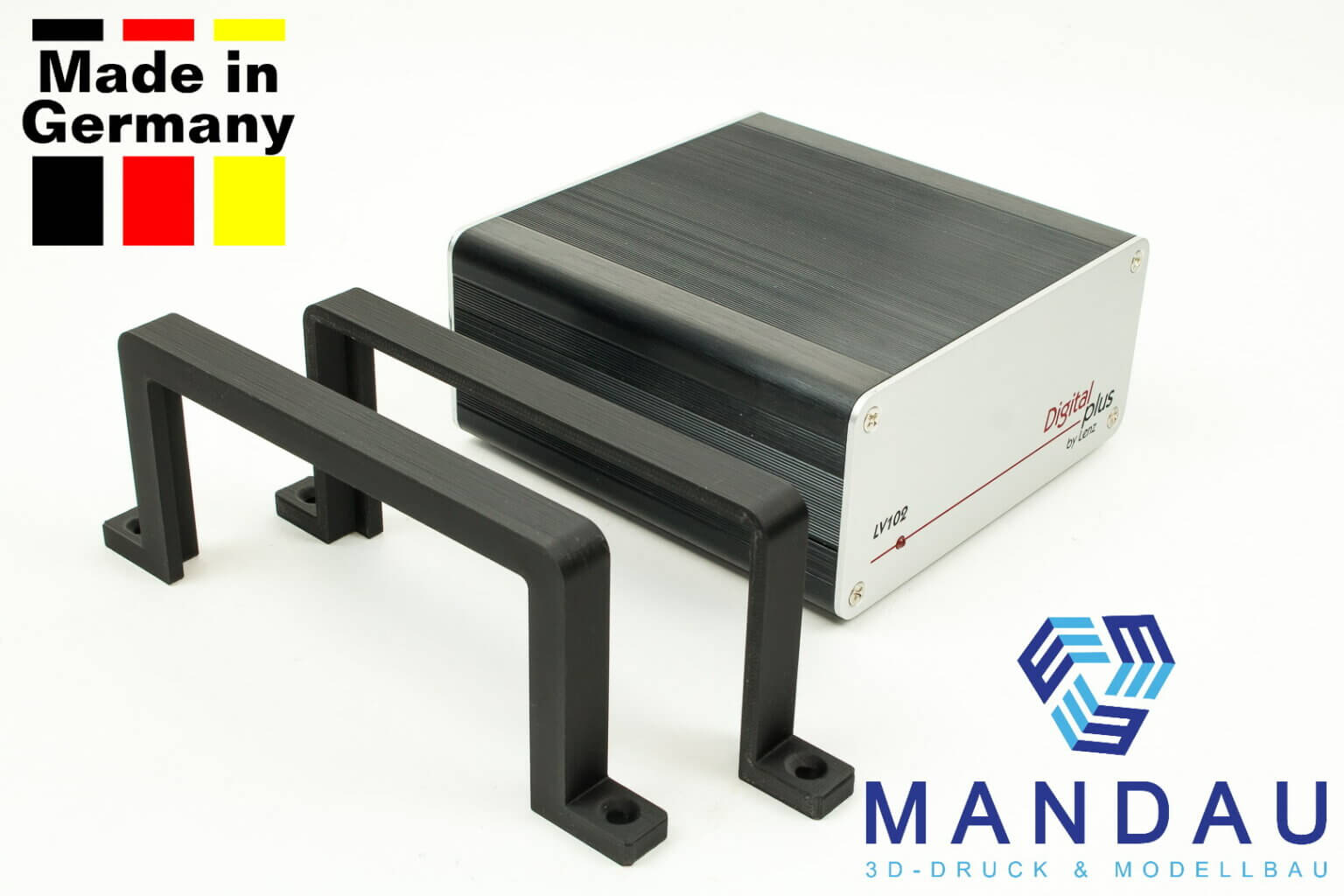 Wandhalterung für Lenz Zentrale/Verstärker LZV200 LV103 uvm ...