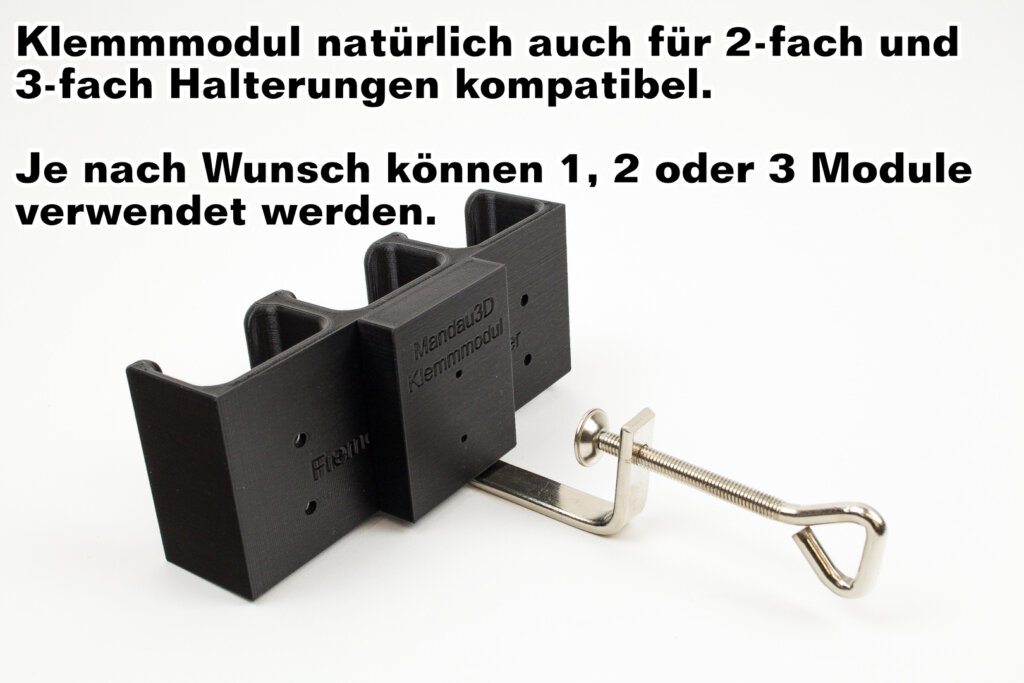 Halterung für Fremo Fred / Fredi - Befestigung Ablage Wandmontage Mandau3D