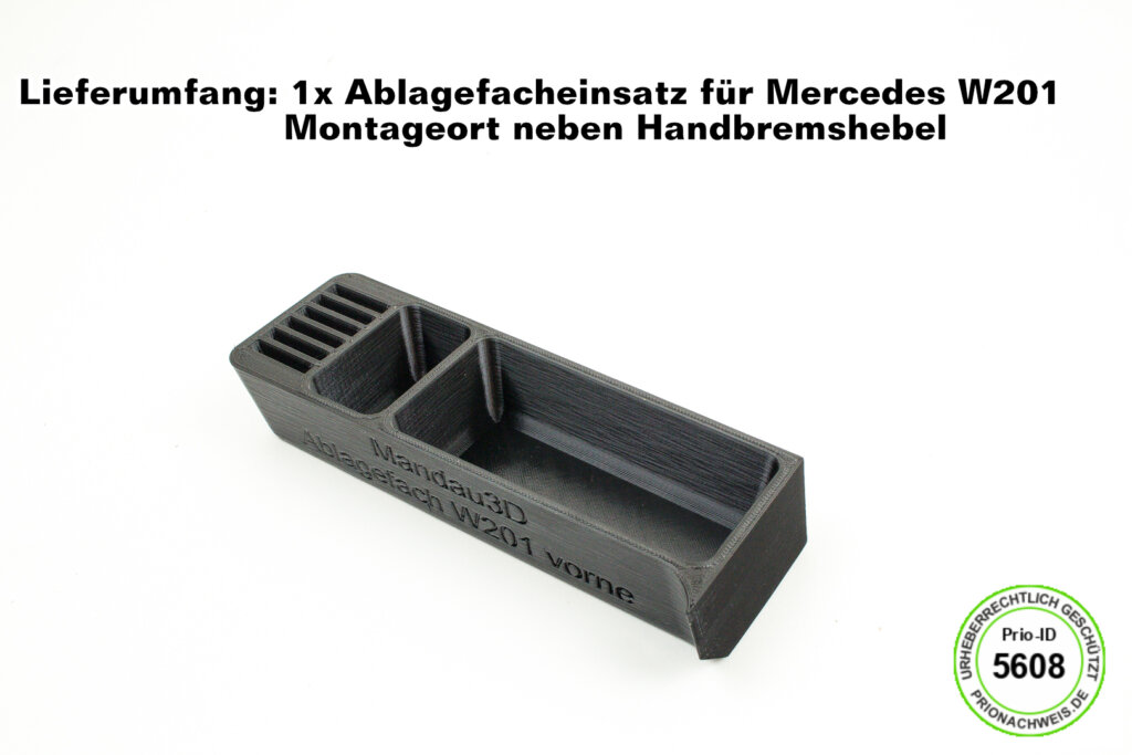 Ablagefach Mercedes W201 190er Mandau3D